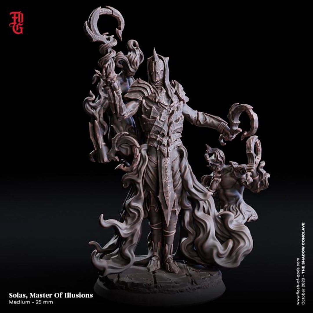 War Prophet Priest, Heretic Priest Character Miniature Knight of the ...