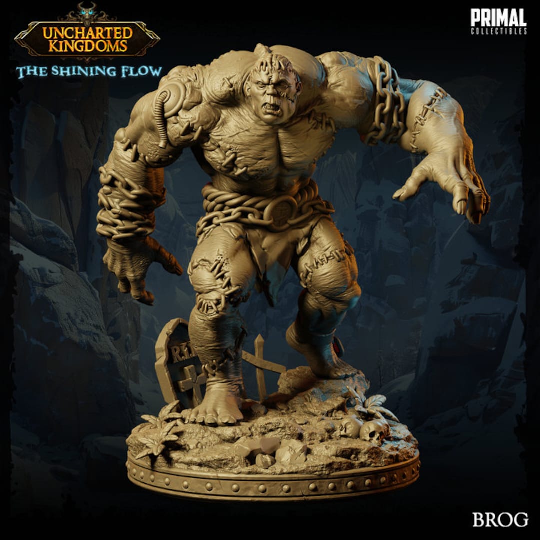 Dnd Undead Flesh Golem Mini for Dungeons and Dragons Mini Lord of the ...