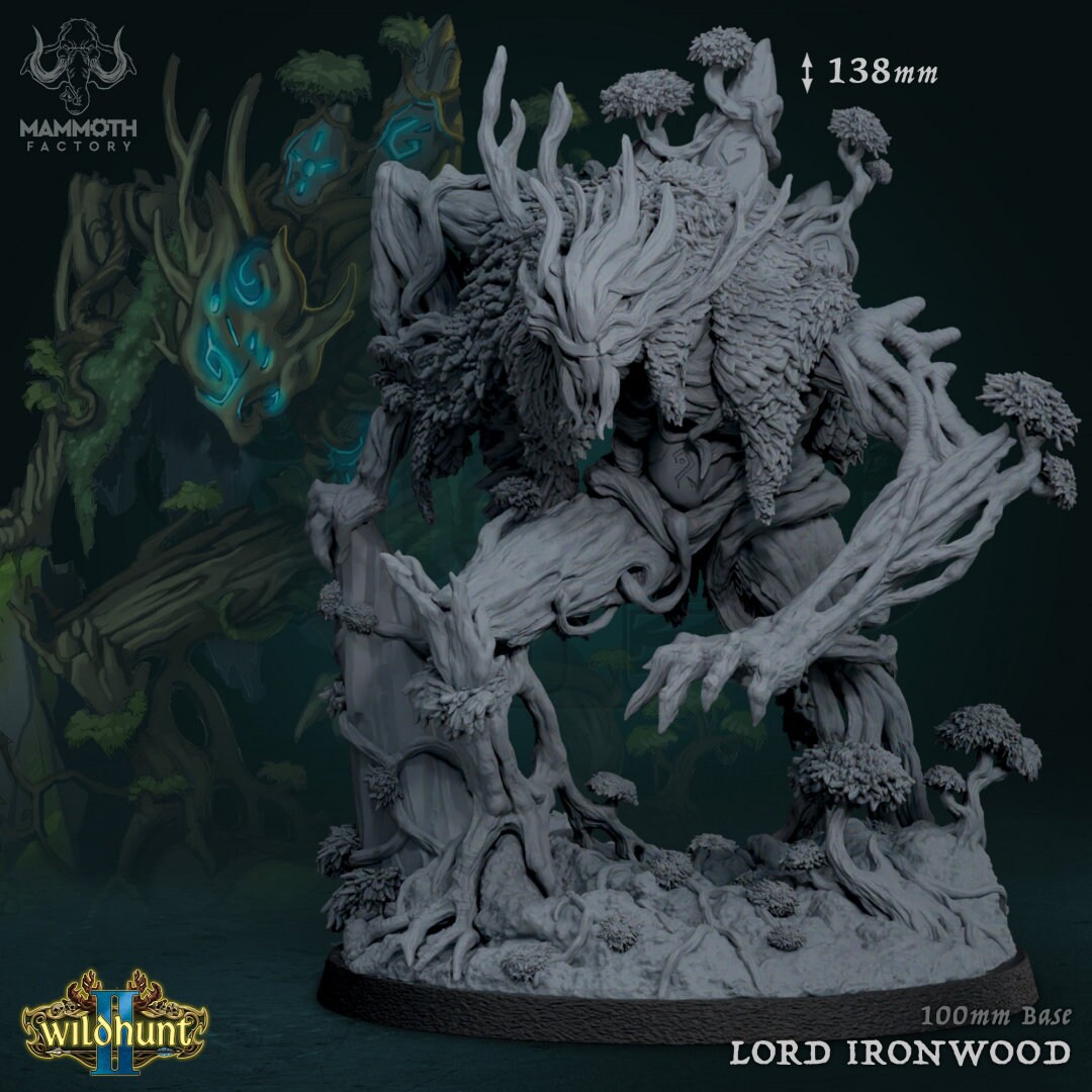 Dnd Forest Golem Mini for Dungeons and Dragons Mini Lord of the Print ...