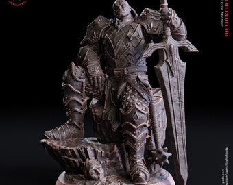 Dnd Corrupt Knight Miniature for D&D Hero Character for Dungeons and ...