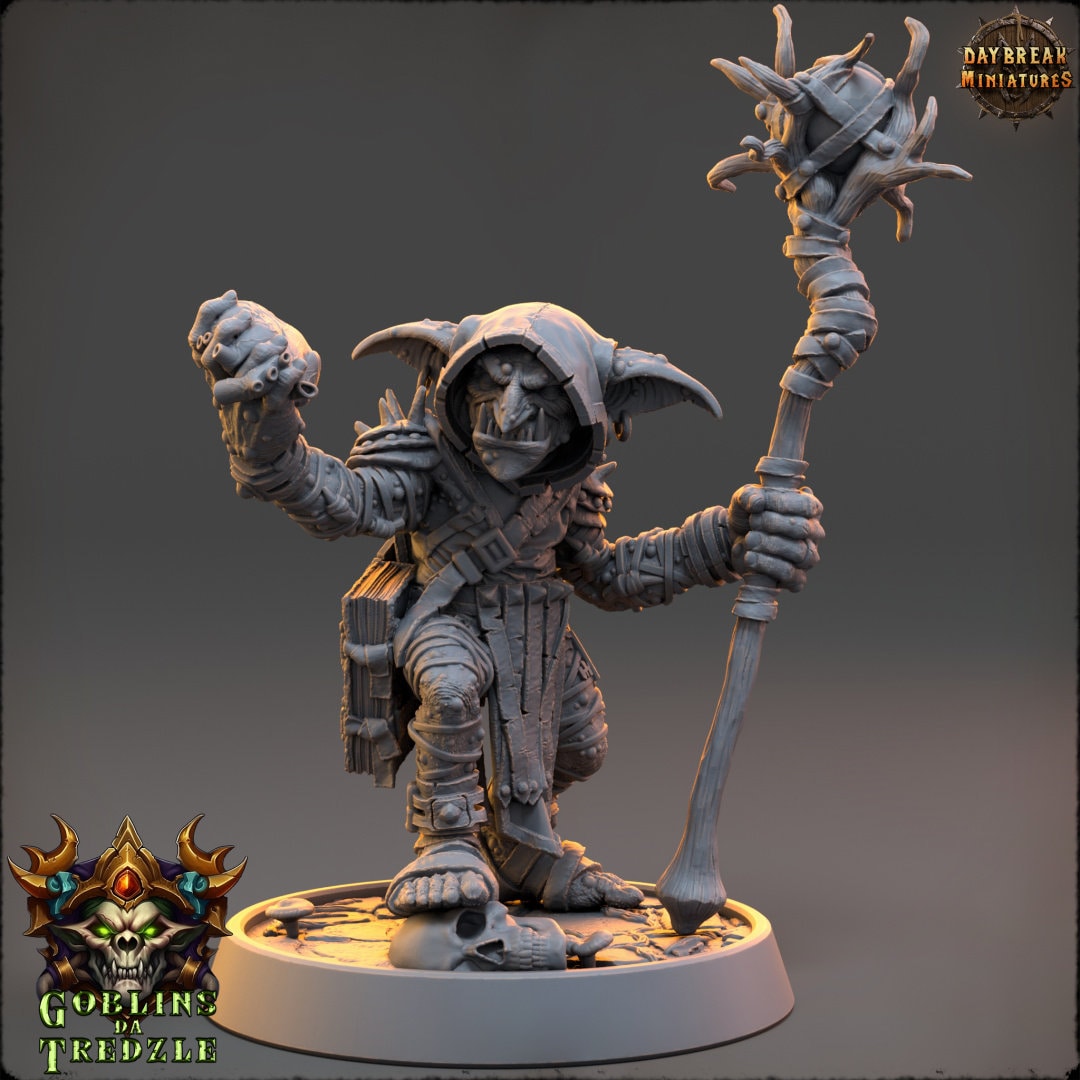 Dnd Goblin Raider Enemy Miniatures Bundle Orc Mini for Dungeons and ...