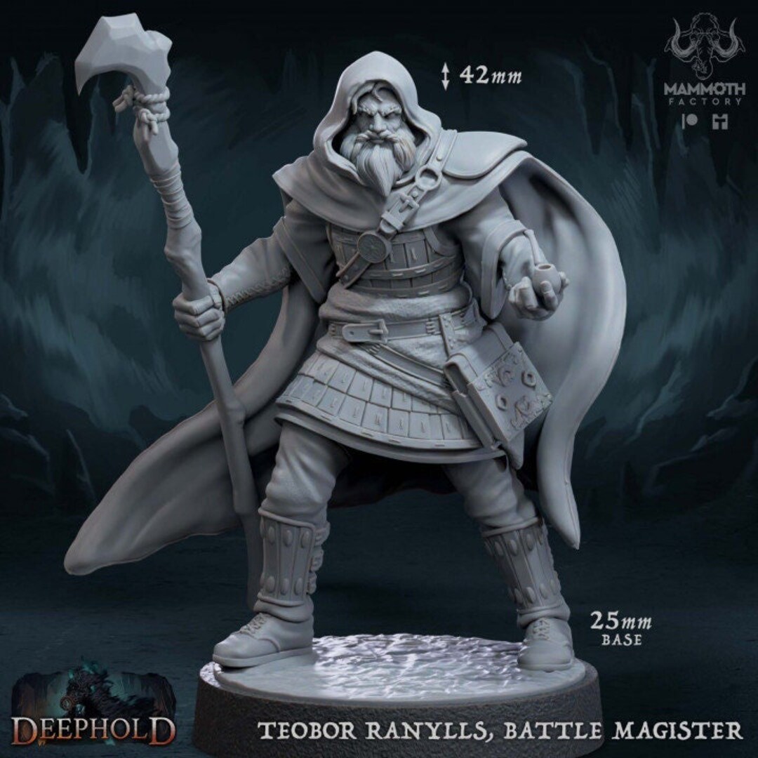 Dnd Fire Sorcerer Hero Mini Dnd Miniatures Playable Characters Mini for ...