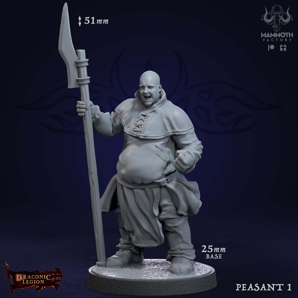 Dnd Angry Mob Npc Miniatures for Dnd Miniature Playable Characters Mini ...