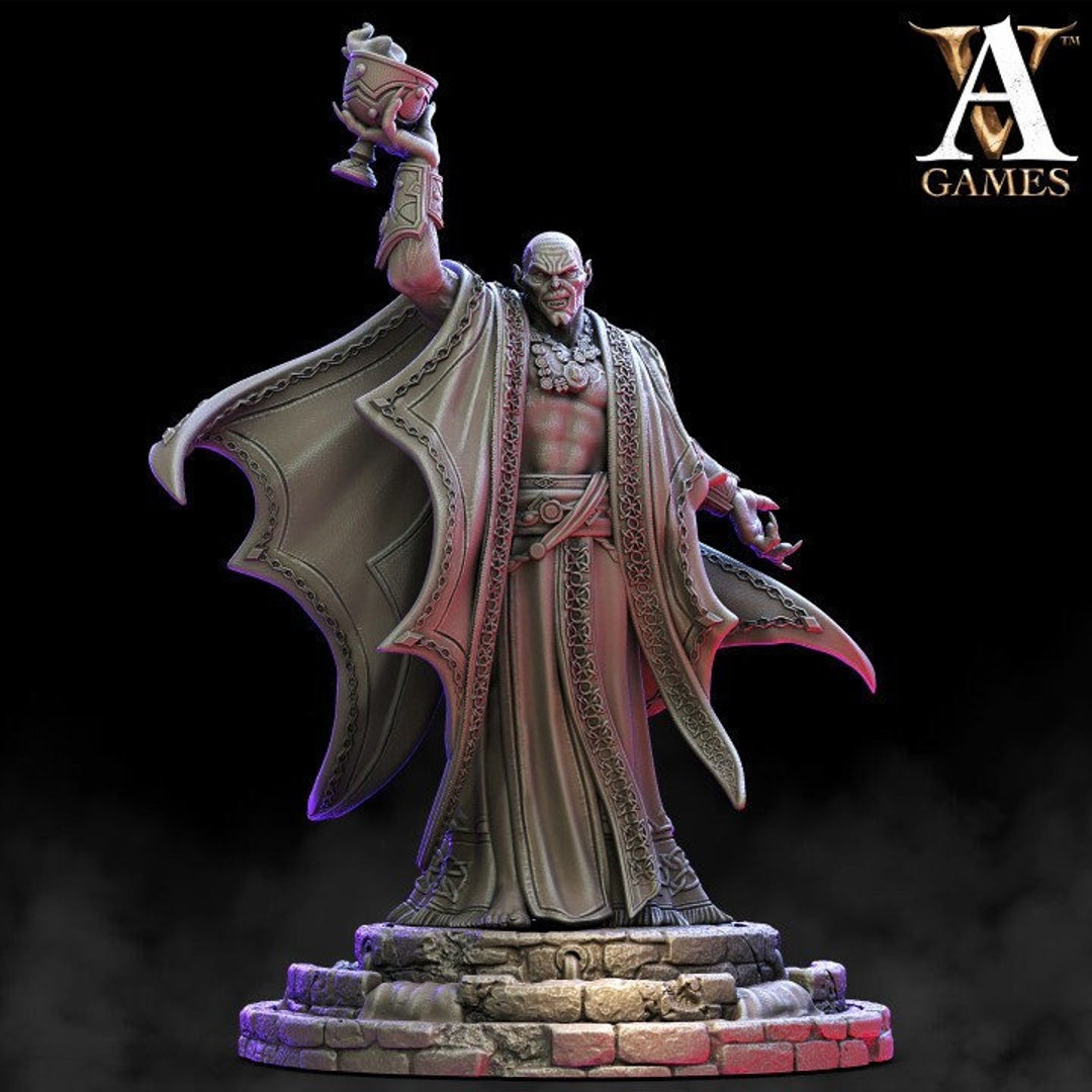 Dnd Vampire Miniatures Bundle for Dnd Miniature Thief Mini for Dungeons ...