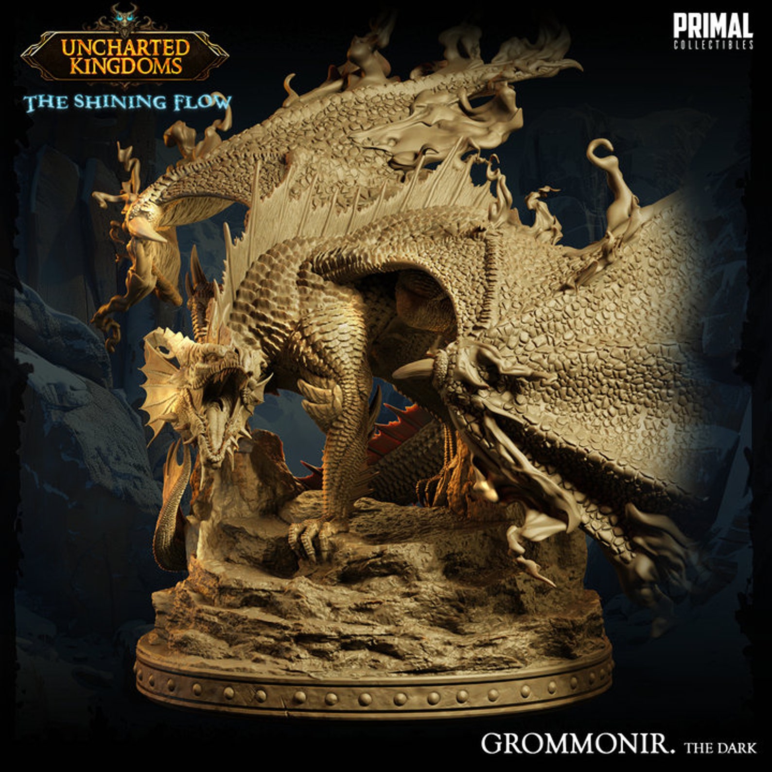Dnd Shadow Dragon Mini Large Boss Miniature Dnd Enemy Mini for Dungeons ...