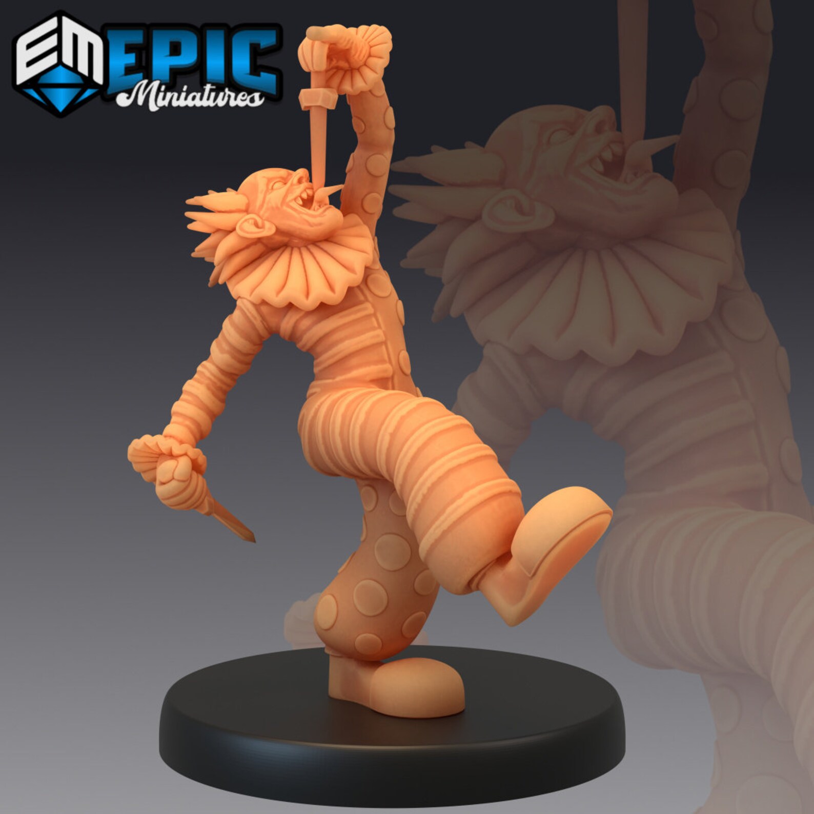 Dnd Clown Miniature Bundle Dungeons and Dragons Minis Perfect for ...