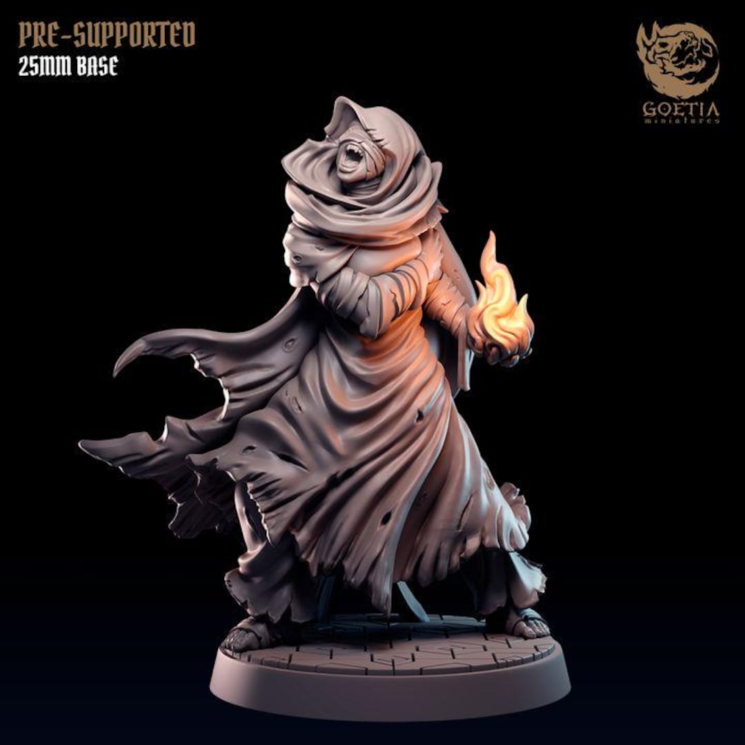 War Prophet Priest, Artillery Witch Character Miniature Knight of the ...