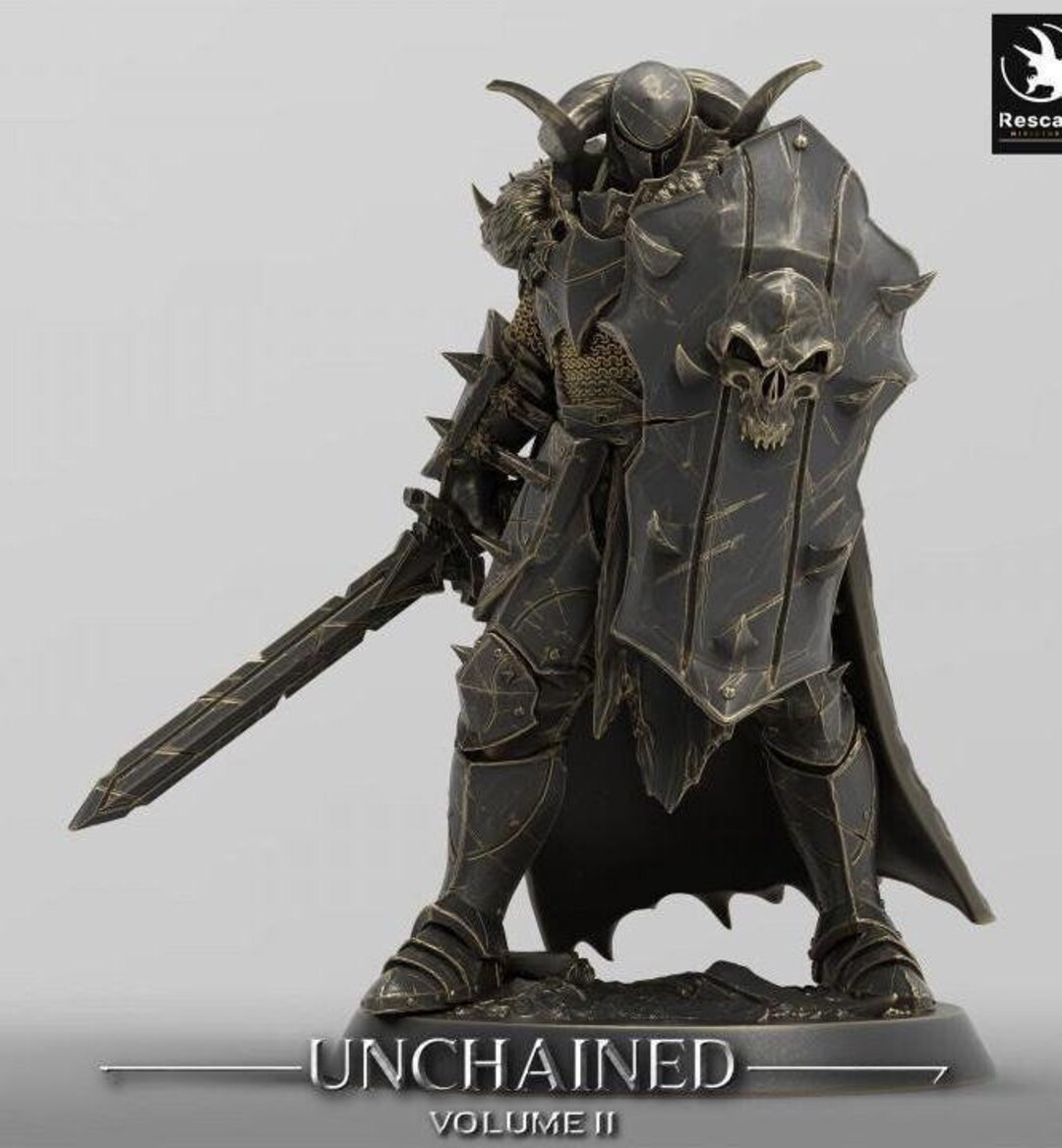 War Prophet Paladin, Champion Miniature Knight of the Bell DND Models ...
