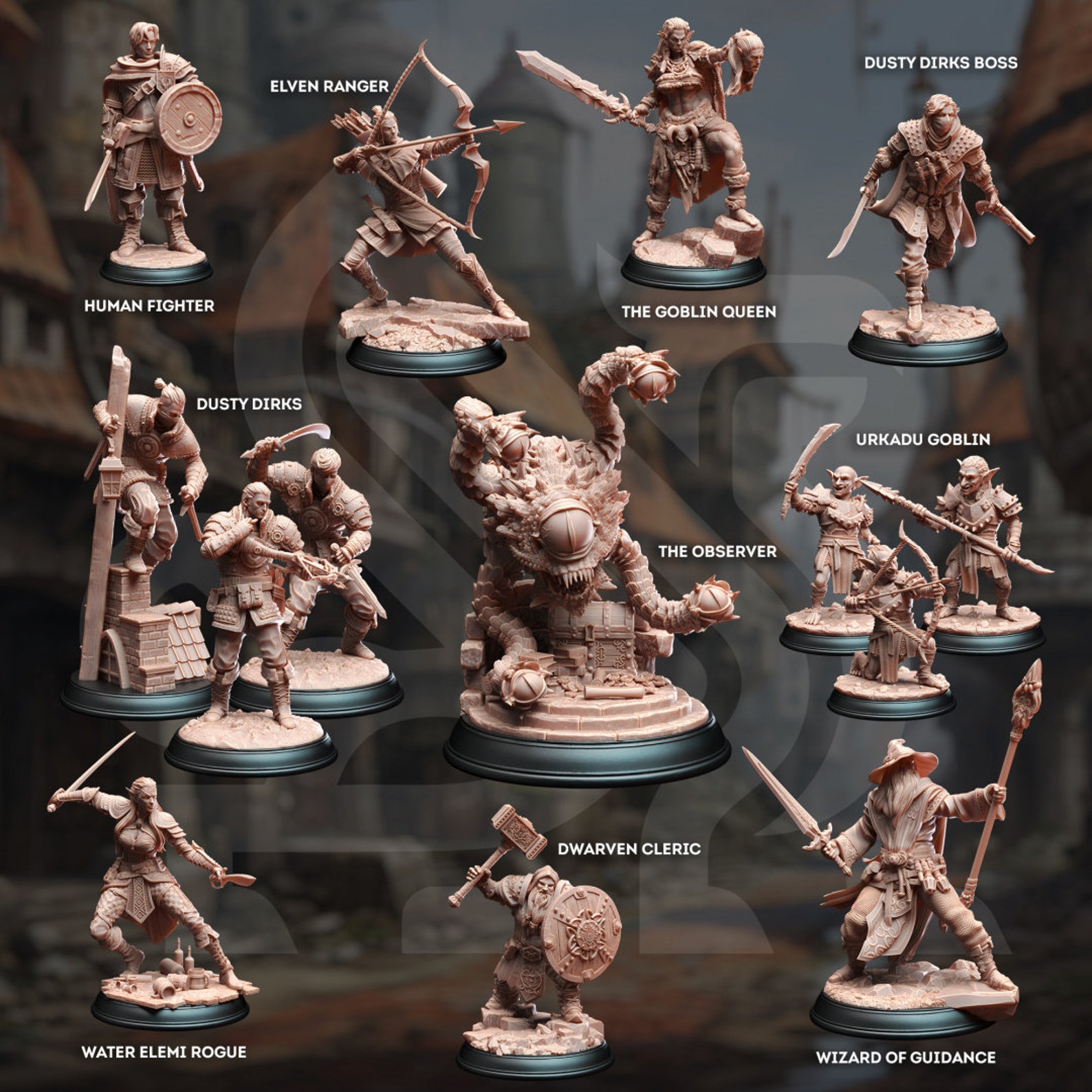 Dnd Starter Campaign Miniatures Beginners Dnd Set Dungeons and Dragons ...