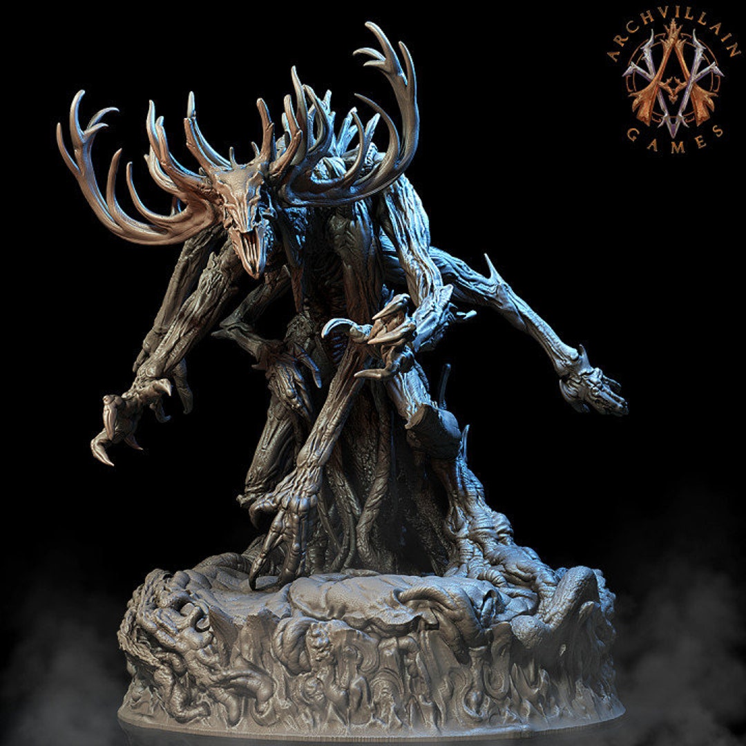 Dnd Wendigo Miniature Evil Boss Mini Dnd Enemy Miniatures Dungeons and ...