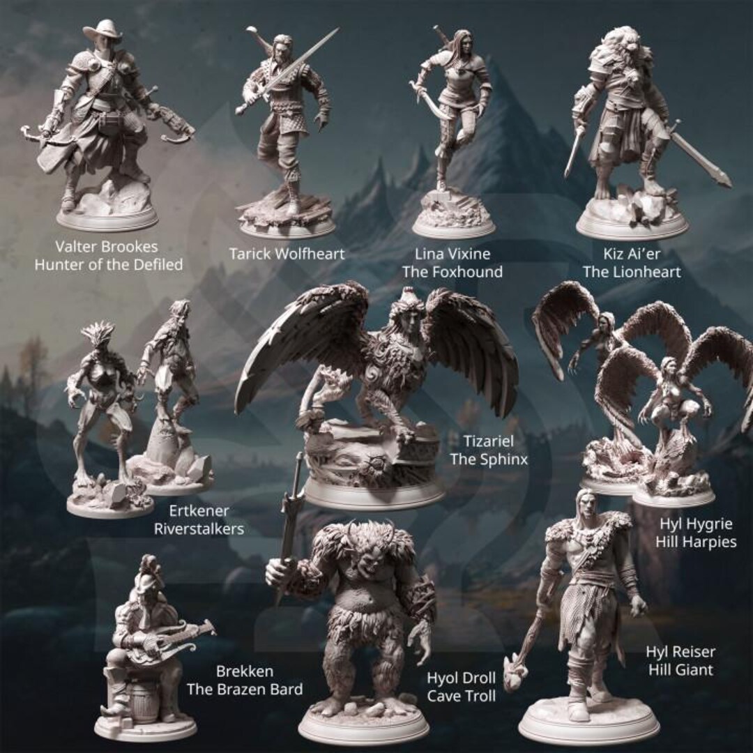 Dnd Starter Campaign Miniatures Beginners Dnd Set Dungeons and Dragons ...