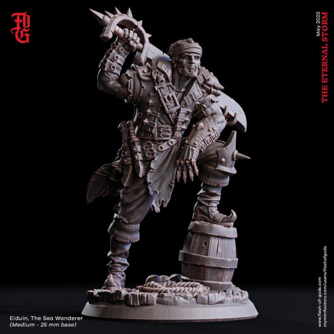 Dnd Tavern Brawler Monk Thief Miniature for D&D Hero Character for ...