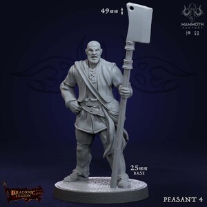 Dnd Angry Mob Npc Miniatures for Dnd Miniature Playable Characters Mini ...