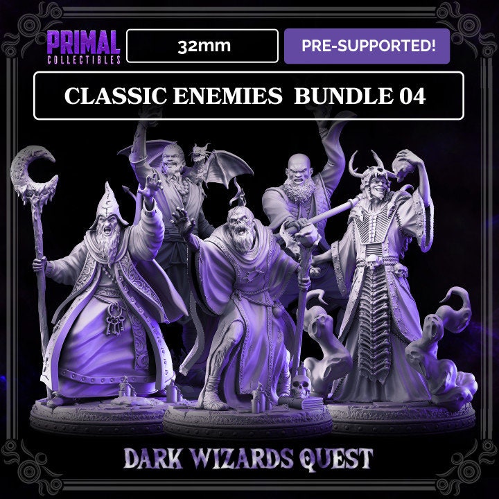 Dnd Campaign Enemy Miniatures Bundle Dungeon Quest Dungeons and Dragons ...