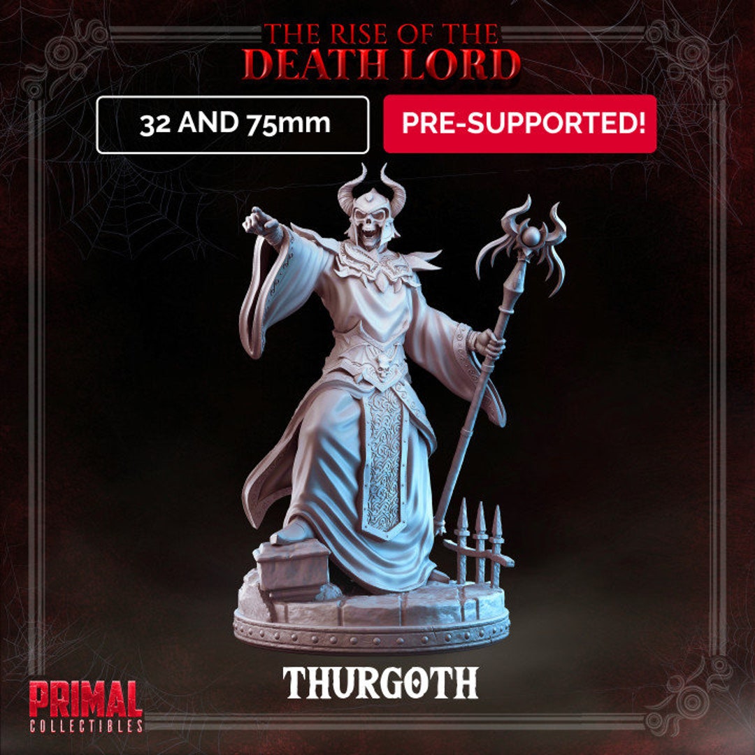 Dnd Dark Necromancer Wizard Miniature for D&D Warlock Hero Character ...