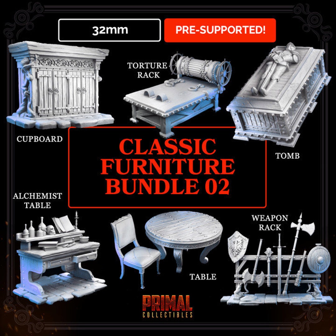 Dnd Campaign Miniatures Bundle Wizard Orc Tower Set Dungeons and ...