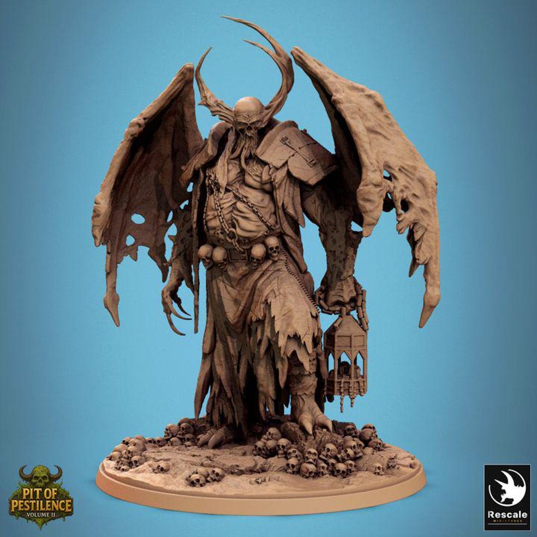 Dnd Disease Demon Miniature Dnd Enemy Mini for Dungeons and Dragons ...