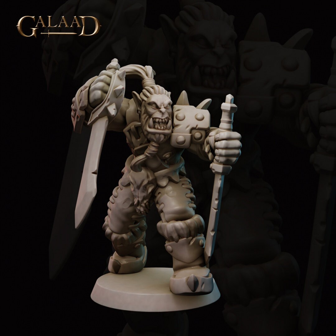Dnd Orc Warband Miniature Bundle for Dungeon Quest Set Dungeons and ...