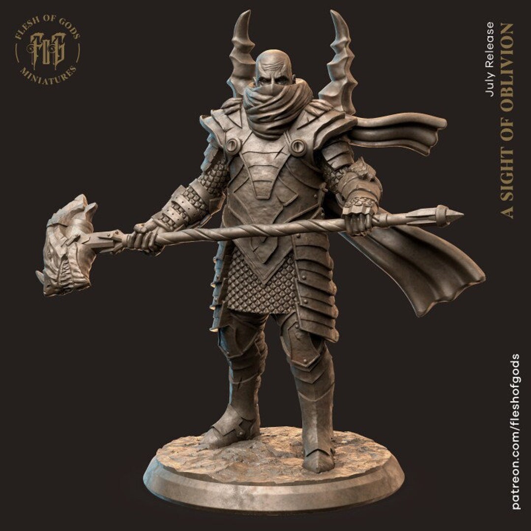Dnd Dragon Knight Goliath Miniature for D&D Hero Character for Dungeons ...