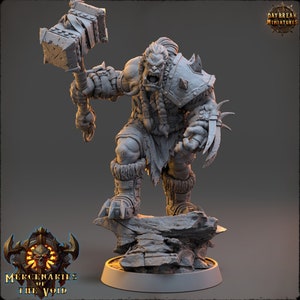 Dnd Orc Barbarian Miniatures Bundle Orc Warband Mini for Dungeons and ...