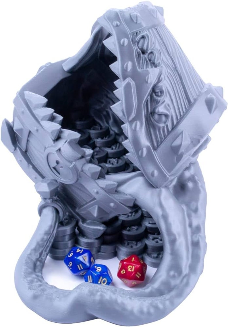 Dnd Mimic Dice Tower Dungeons and Dragons Gift for Him Dnd Micic Chest ...