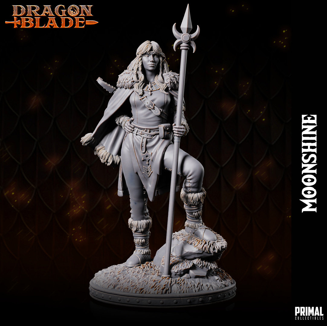 Female Druid Dnd Miniature Playable Characters Dungeon Quest Set ...