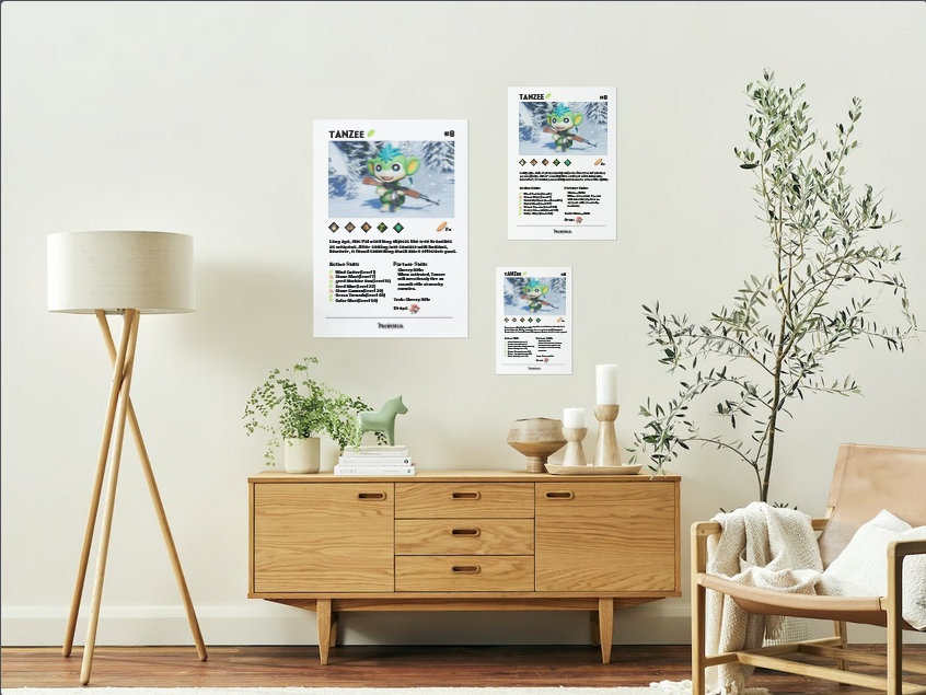 Palworld Printable Poster, Card, Wall Art, Digital Download TANZEE - Etsy