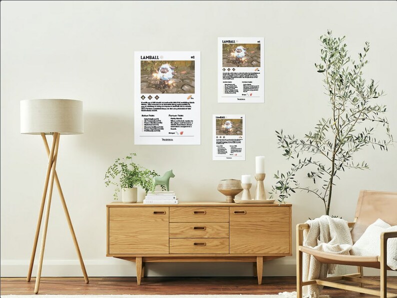 Palworld Printable Poster, Card, Wall Art, Digital Download lamball - Etsy