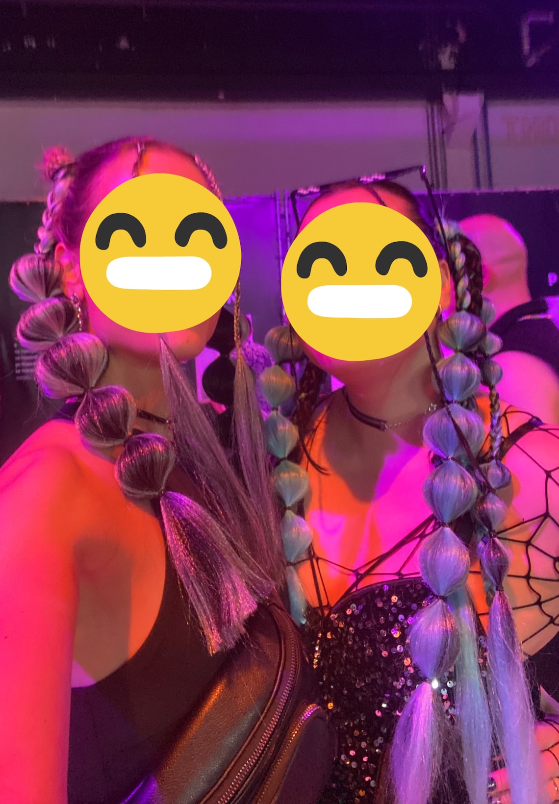 Rave Braids, Festival Hair Extension, Ready to Wear Rave Hair Bubble ...