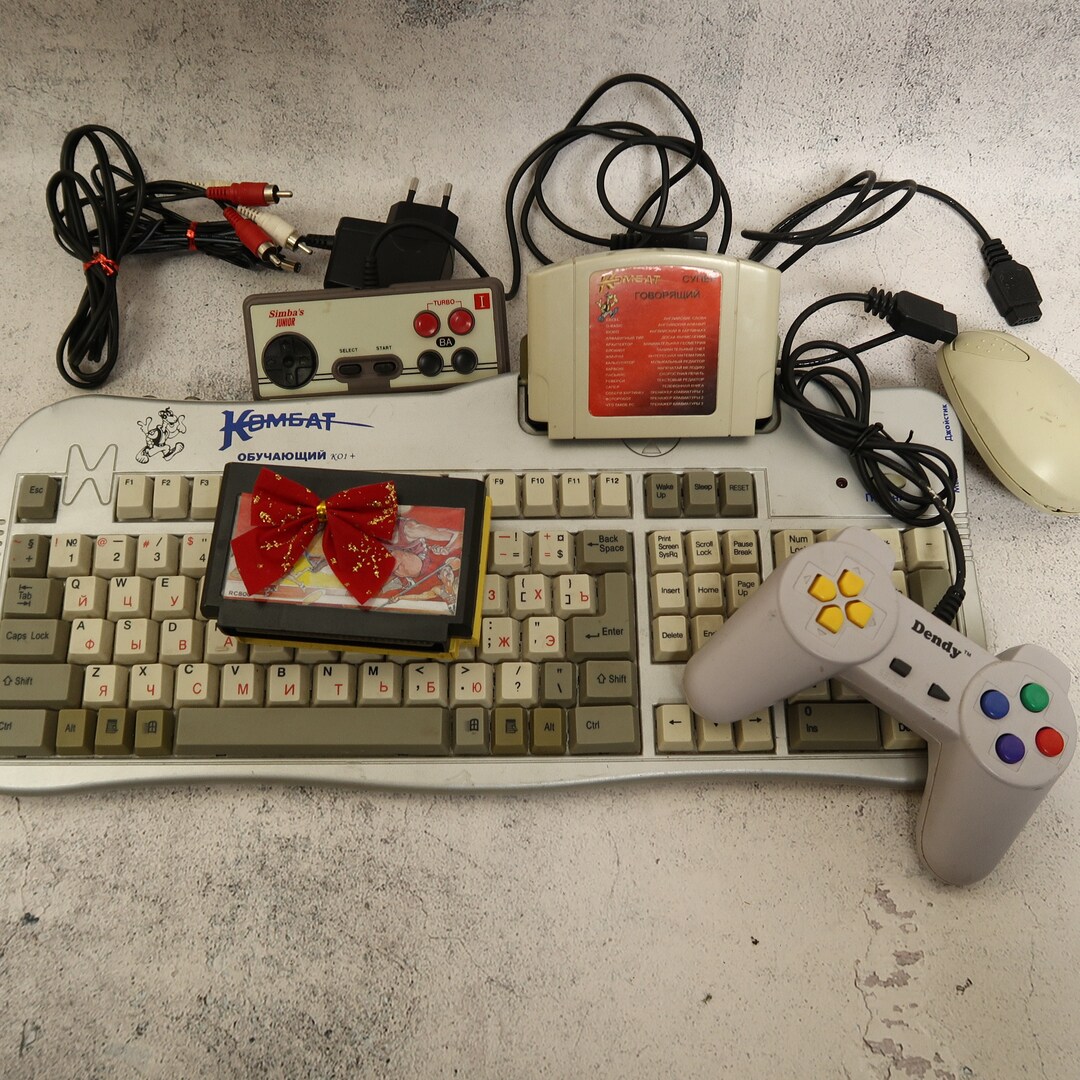 Retro Game Console 8 Bit Dendy Kombat Modern Edition With Bonus - Etsy