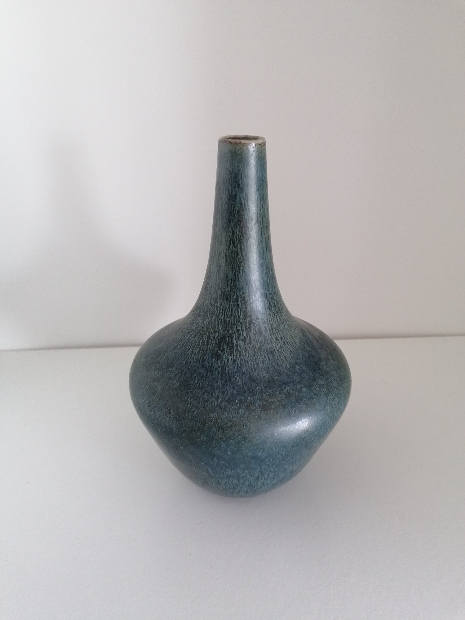 1950s Gunnar Nylund Blue Kalebass Shaped Ceramic Vase Sweden Free ...