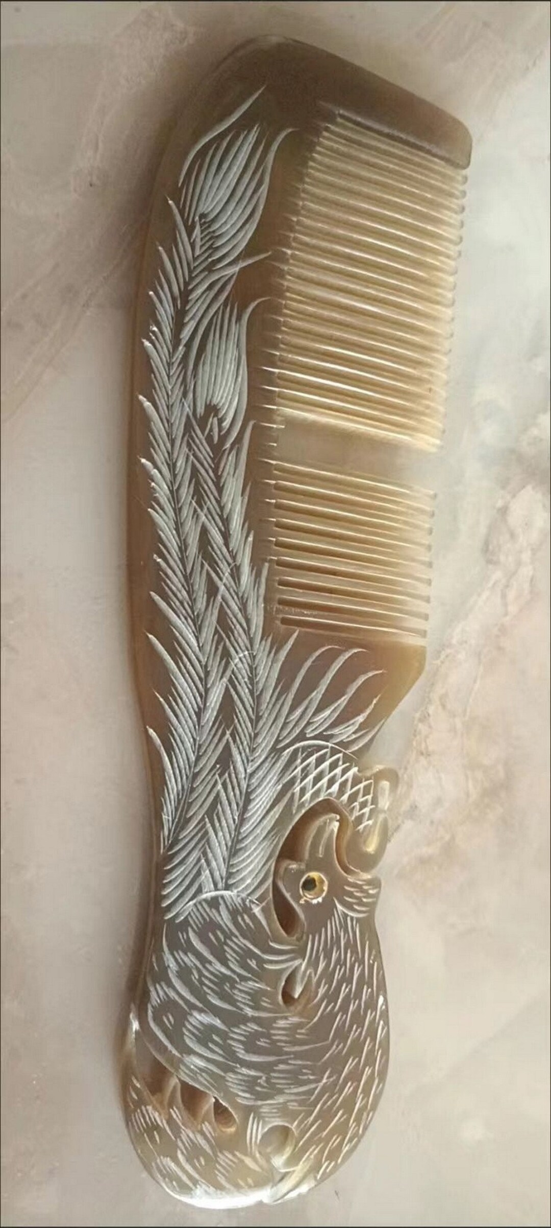 Handcrafted Vintage Phoenix Wooden Comb Unique Gift for Her - Etsy