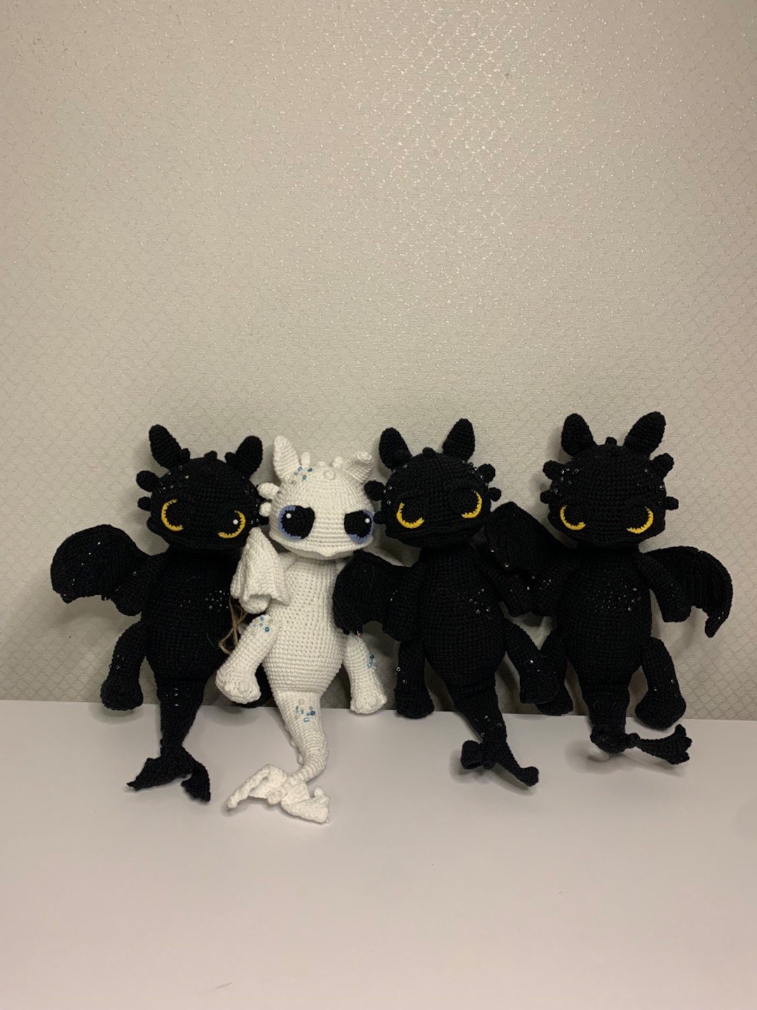 Toothless Dragon, Handmade Toy From Cartoon How to Train Your Dragon ...