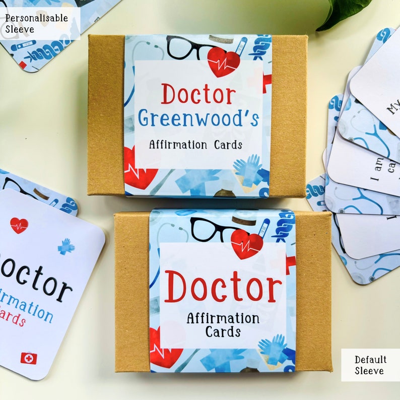 Doctor Affirmation Cards. Handmade Personalised Positive Affirmation ...