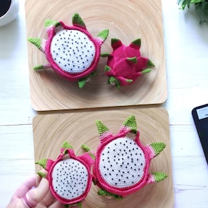 Dragon Fruit Crochet Pattern, English PDF, Amigurumi Pattern, Amigurumi Dragon Fruit Crochet ...
