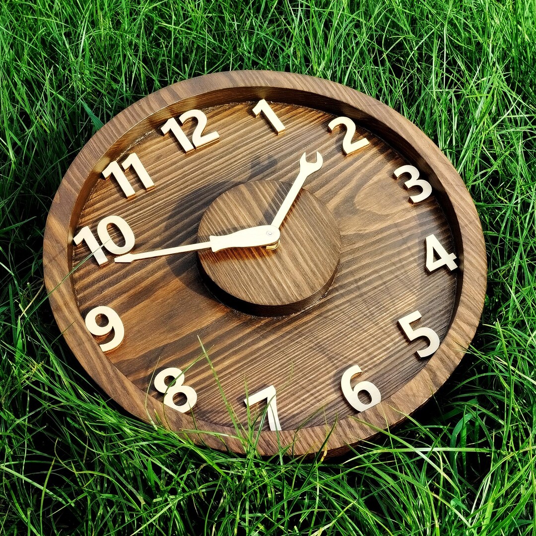 Country Style Wall Clock Garage Clock Dad's Garage Clock Garage ...