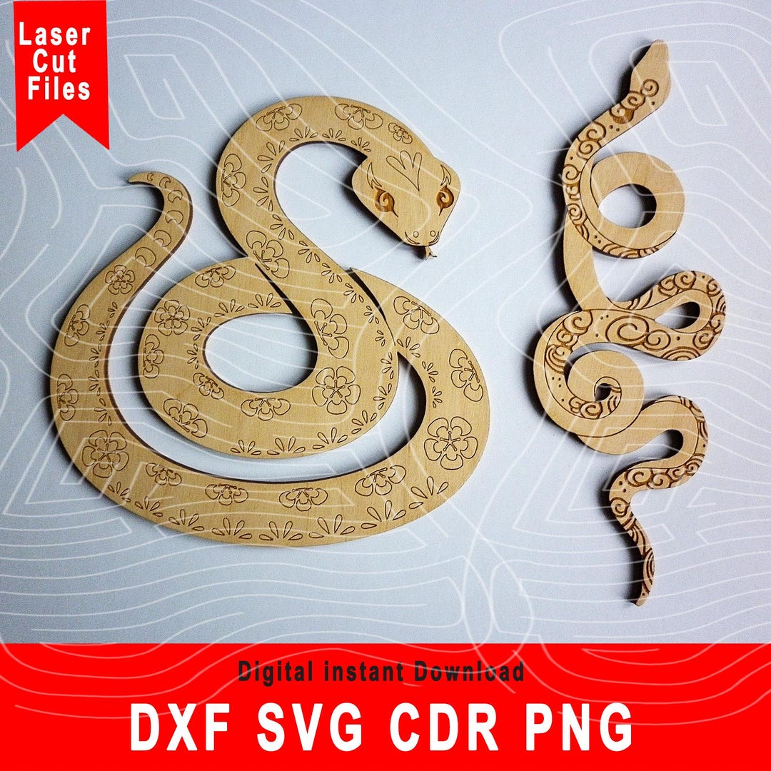 Serpent Svg, Viper Svg, Snake Cdr, Snake Svg File, Snake Laser Cut ...