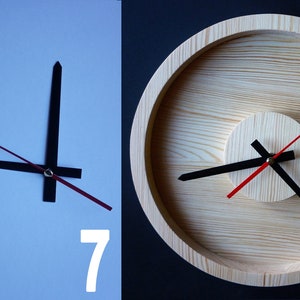 Wooden Clock Hands, Metal Clock Hands, Wood Diy Clock, Custom Clock ...