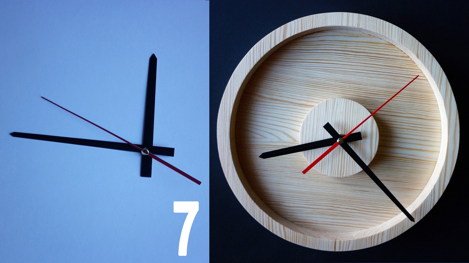 Wooden Clock Hands, Metal Clock Hands, Wood Diy Clock, Custom Clock ...