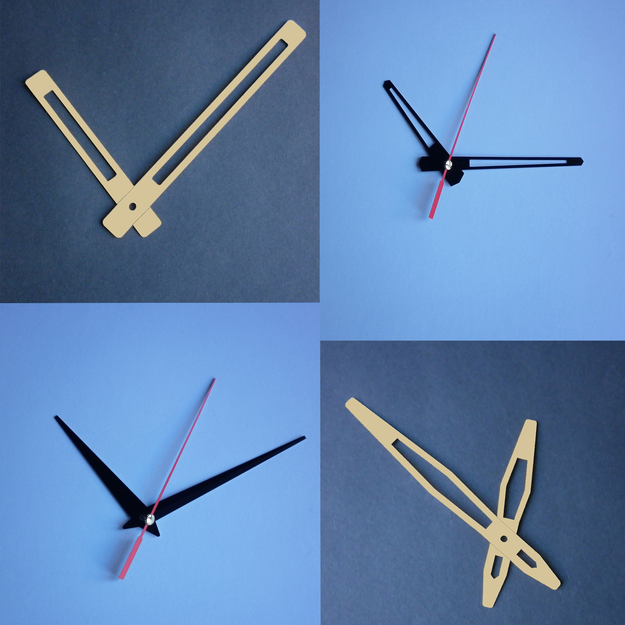 Wooden Clock Hands, Metal Clock Hands, Wood Diy Clock, Custom Clock ...