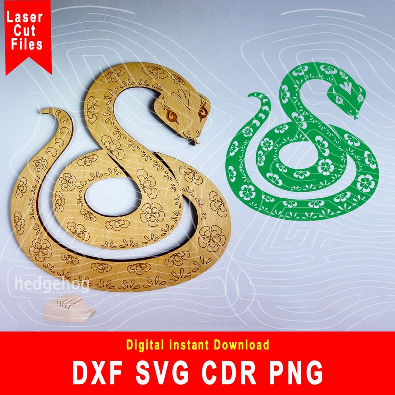 Snake Laser Cut Vector, Cute Snake Svg Images, Snake Cdr, Cnc Snake ...