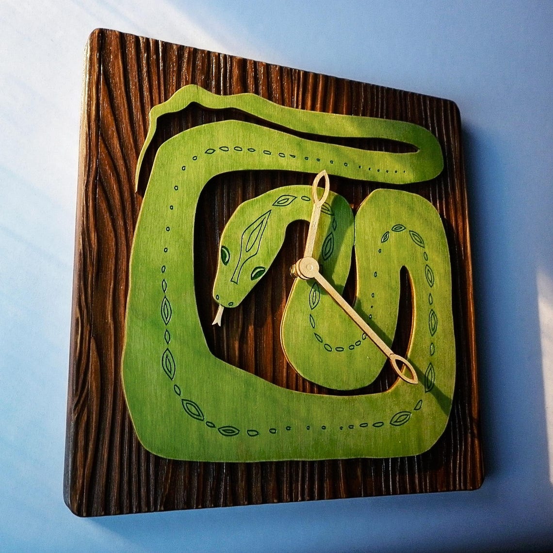 Unique Wood Wall Clock, Modern Wall Clock Wood Clock Original, Wooden ...