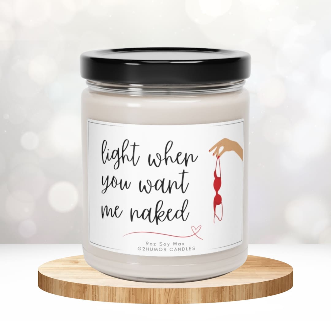 Dirty Candle for Him Naughty Gift Anniversary Gift Boyfriend Birthday ...