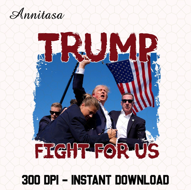 Trump PNG, Trump Fight Png, Usa Flag Png, Trump Shot Png, You Missed ...