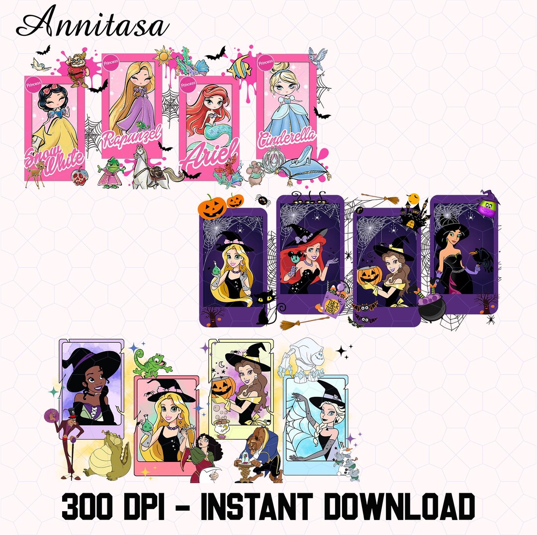 Disney Princess Halloween PNG, Princess Png, Princess Halloween Png ...