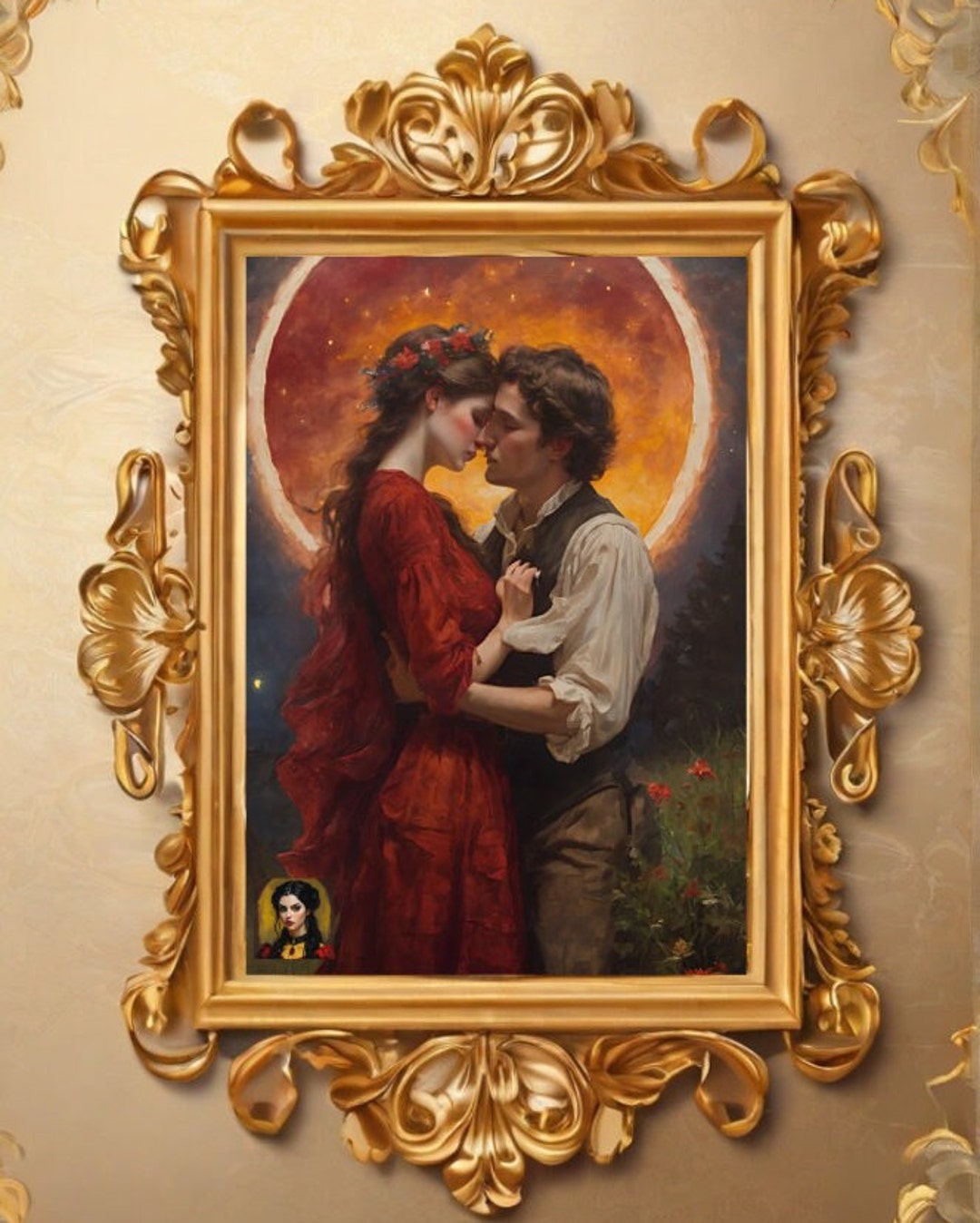 Victorian Couple Painting, Victorian Romance Art, Cottagecore Couple ...
