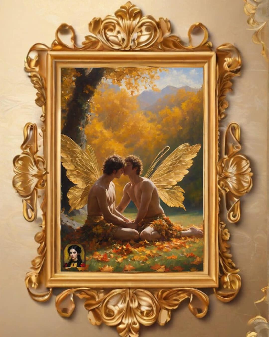 Gay Fairycore Art, Lgbtq Fairy Art, Lgbtq Victorian Poster, Queer ...