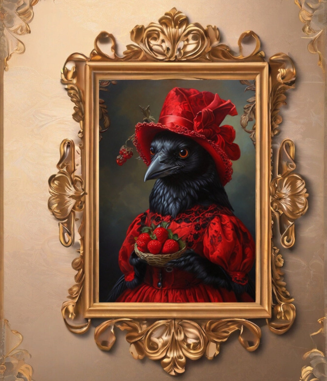 Cottagecore, Victorian, Gothic, Cute Crow, Cute Vintage Home Decor ...