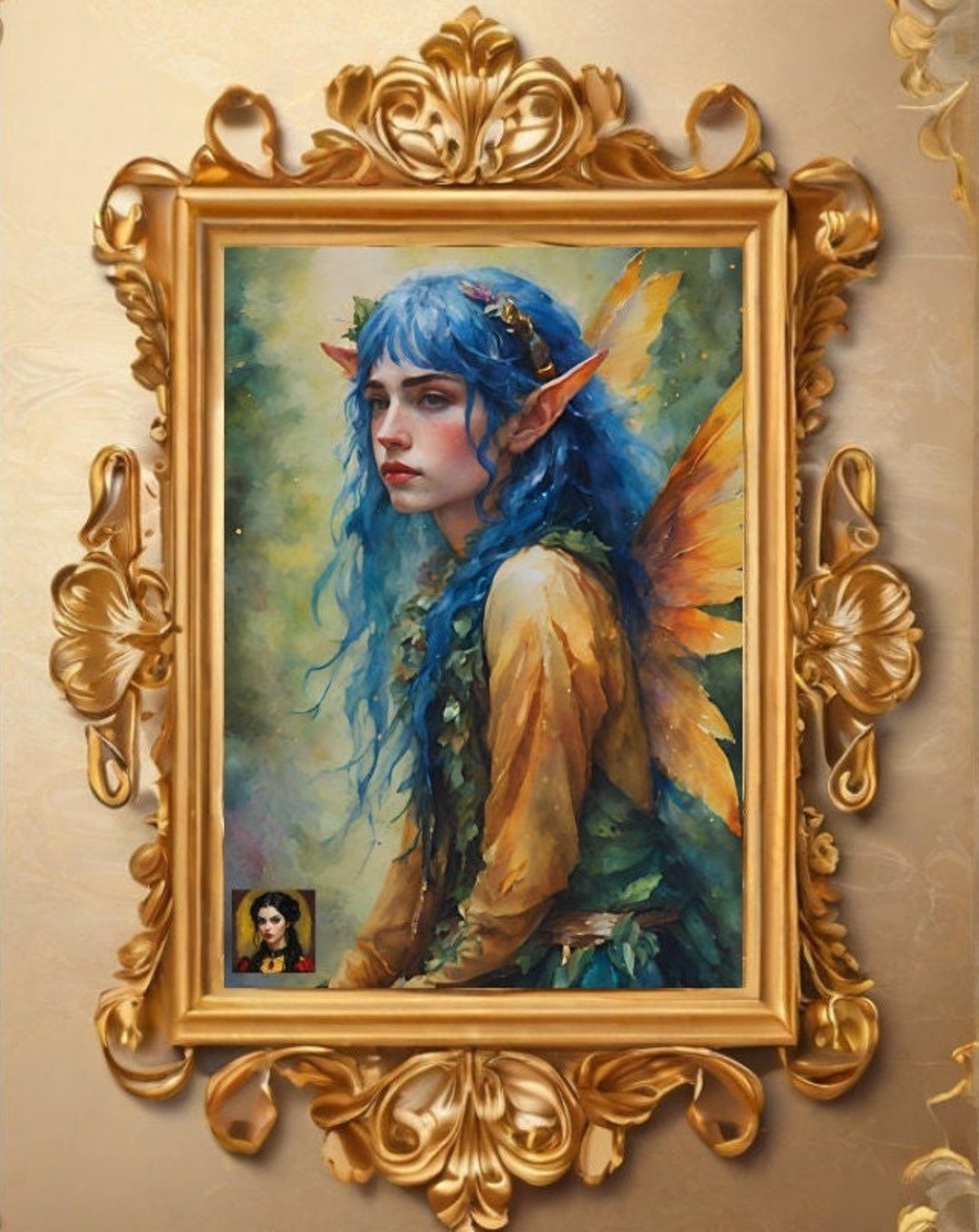 Queer Fairycore Art, Lgbtq Fairy Art, Lgbtq Victorian Poster, Nonbinary ...