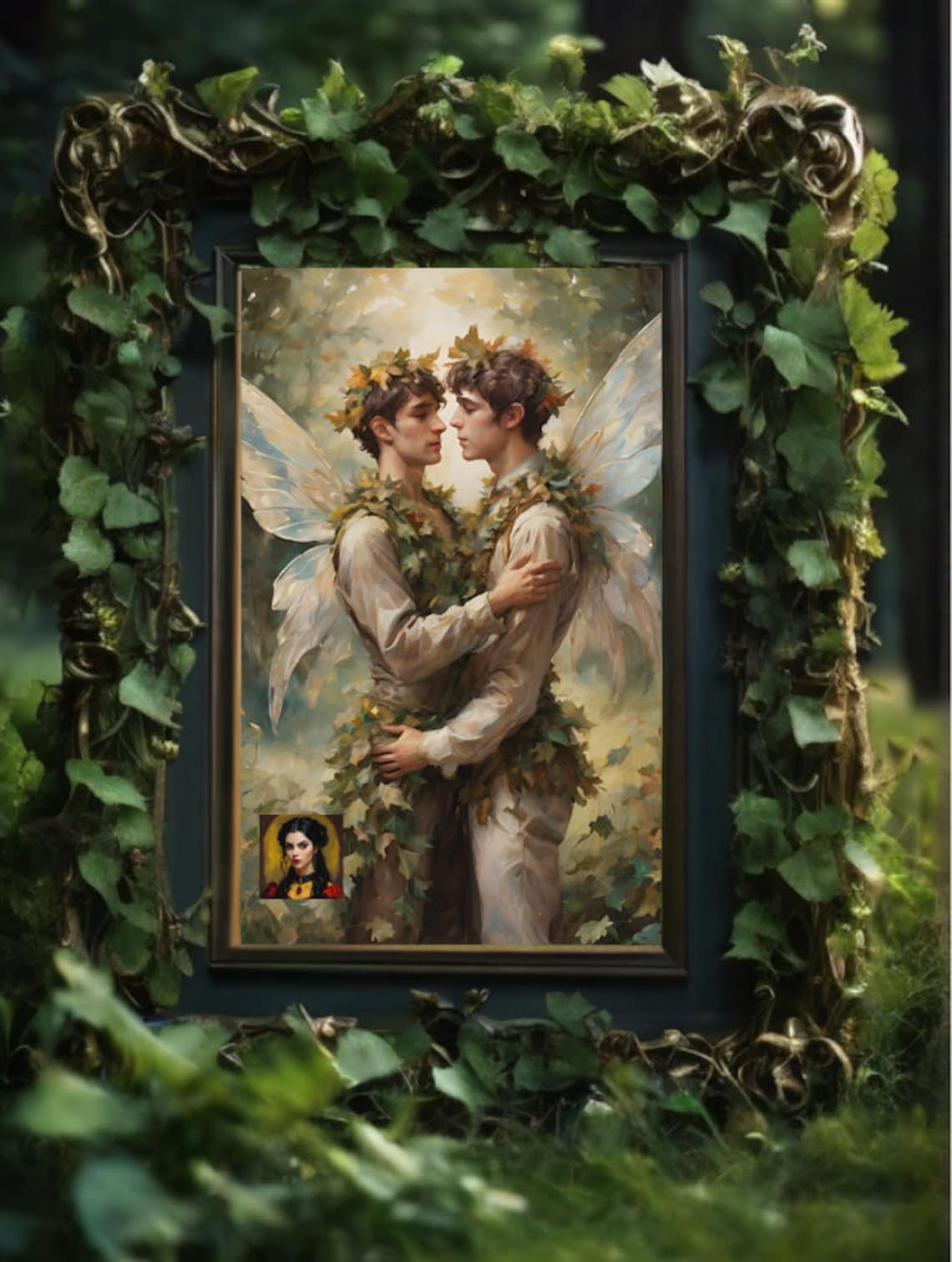 Gay Fairycore Art, Lgbtq Fairy Art, Lgbtq Victorian Poster, Queer ...
